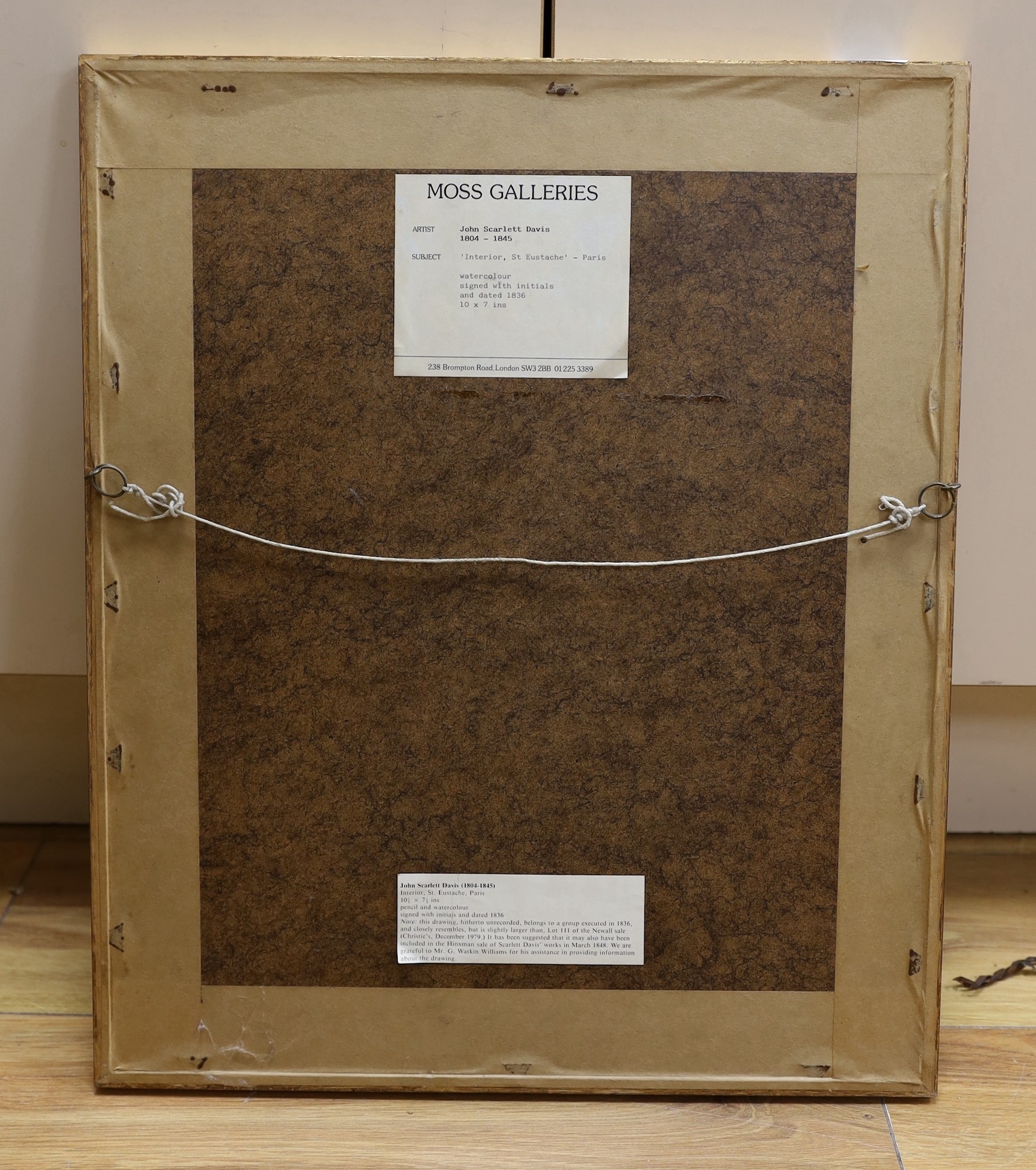 John Scarlett Davis | Interior view of St Eustache (1836) | MutualArt