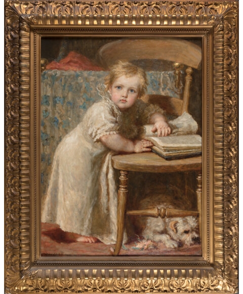 Carl Wilhelm Friedrich Bauerle | The bedtime story | MutualArt