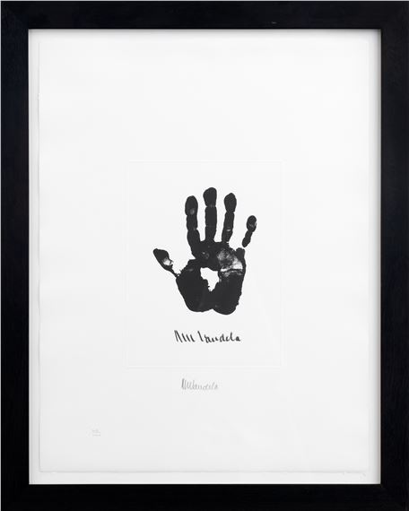 Nelson Mandela | Hand of Africa (2007) | MutualArt