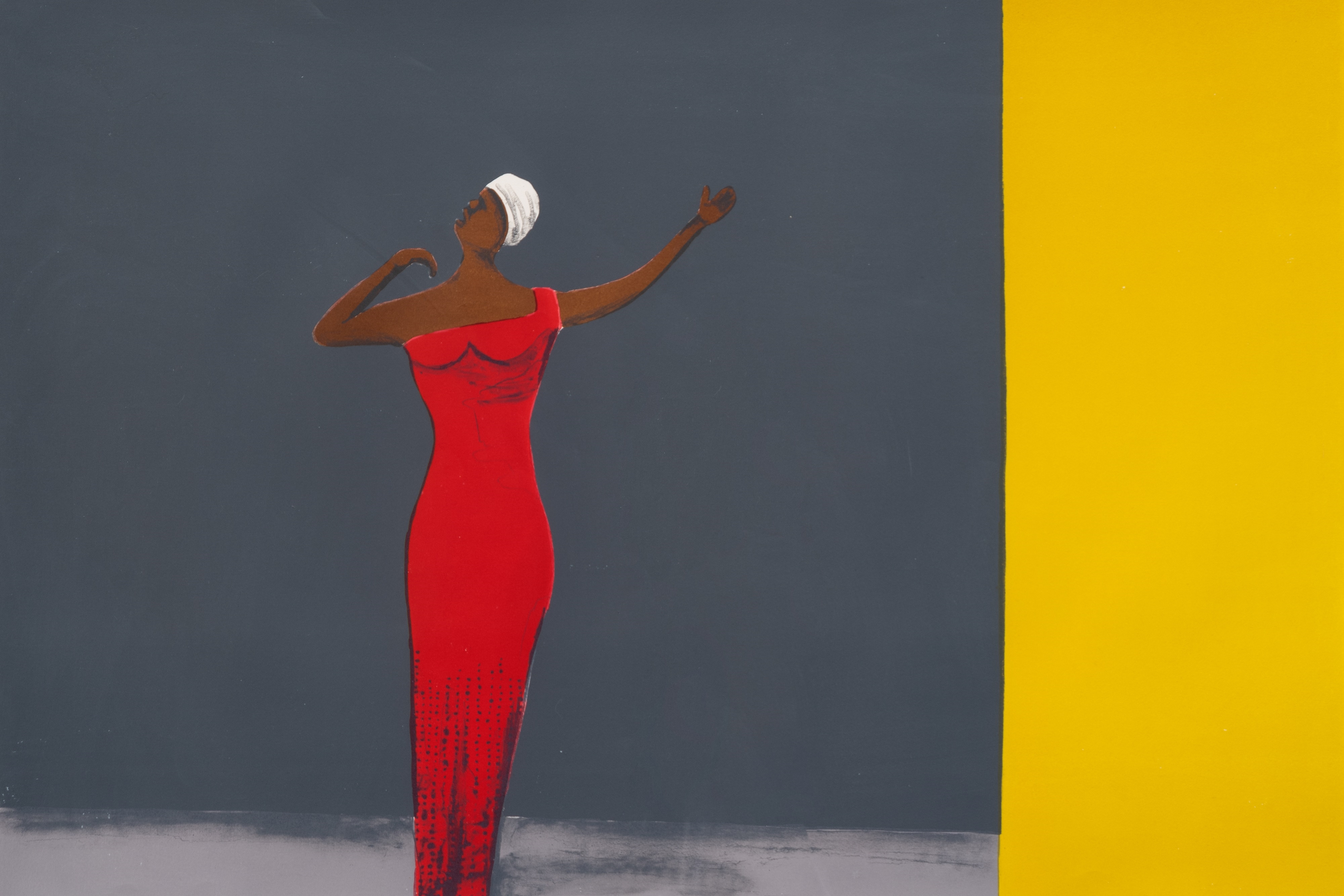 Sam Nhlengethwa | Tribute to Nina Simone (2002) | MutualArt