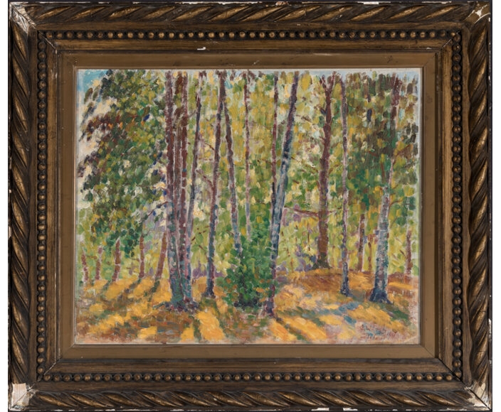 Alfred William Finch | Birch Trees (1917) | MutualArt