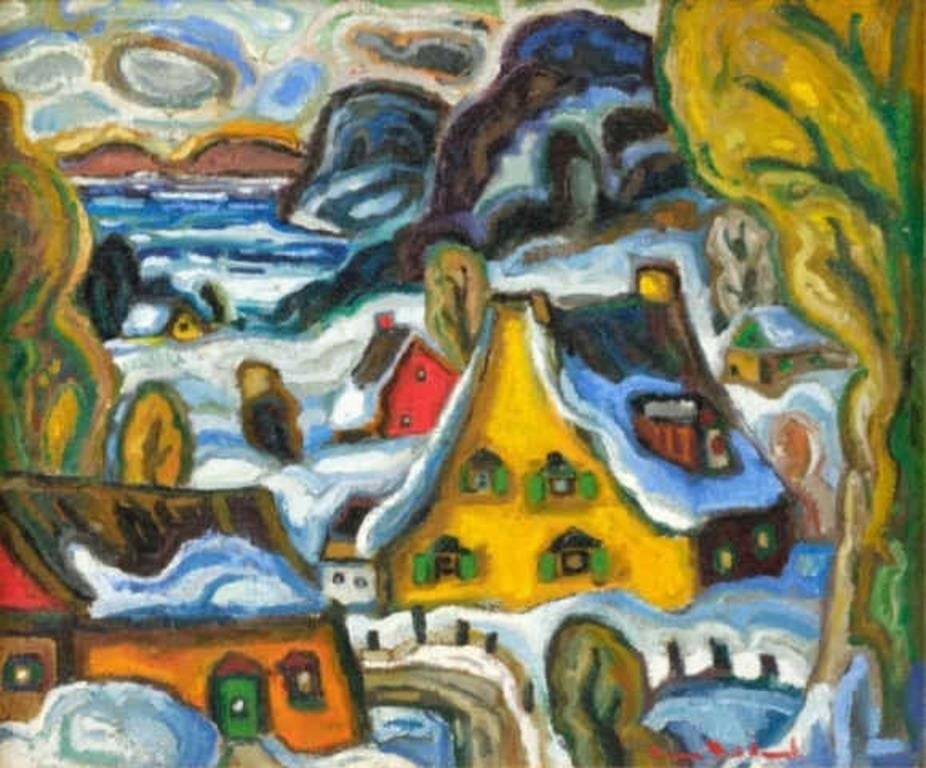 Pierre Bedard | “Hiver teinte de Jaune” (winter tainted in yellow ...