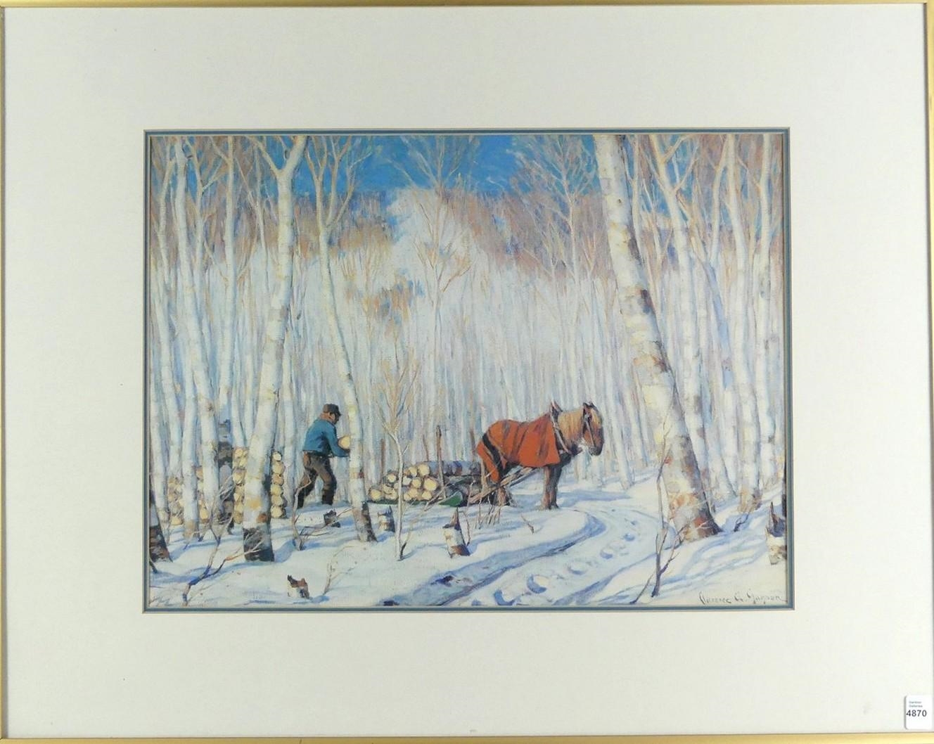 Clarence Gagnon | Modern decorator print after Clarence Gagnon | MutualArt