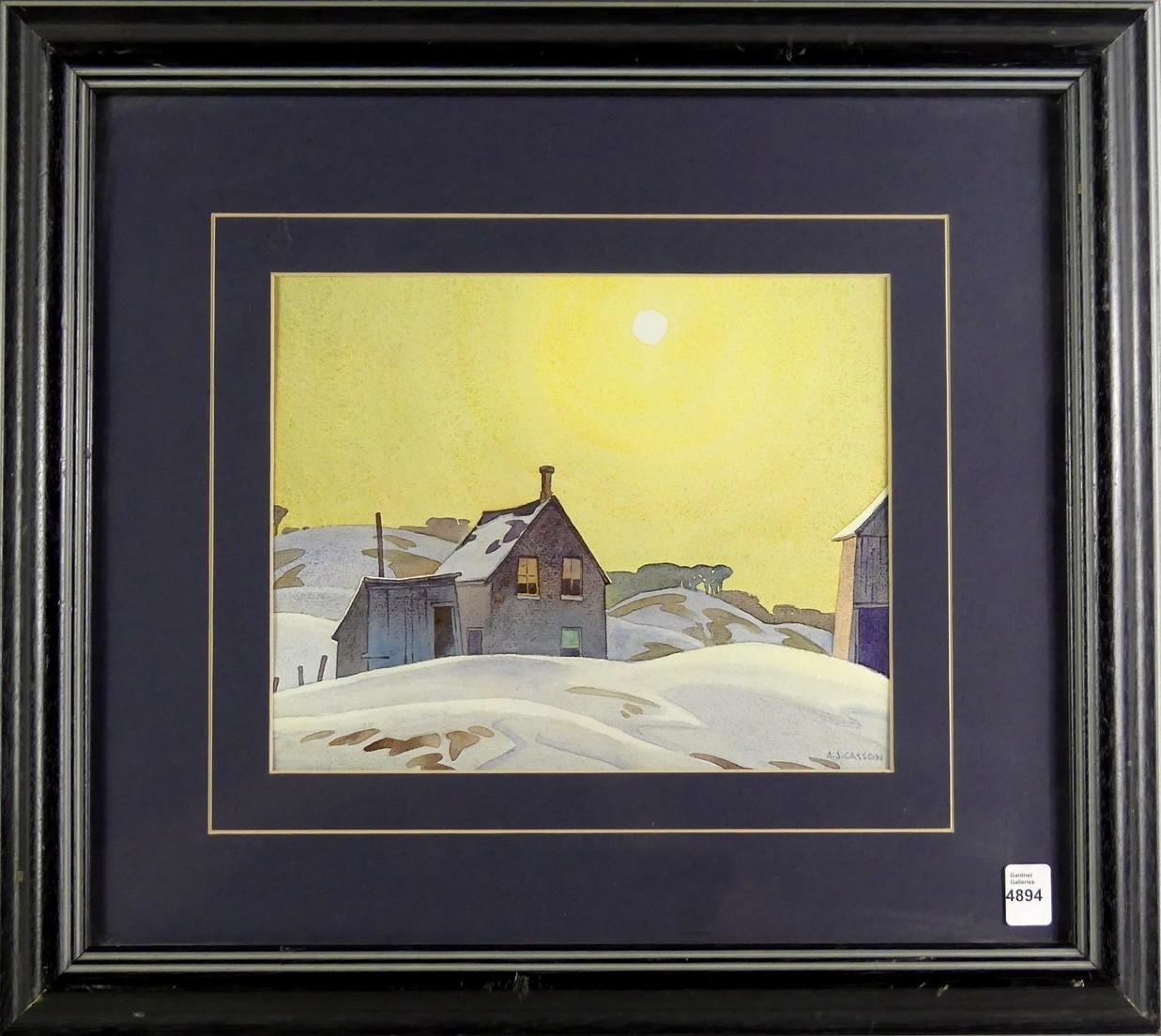 Alfred Joseph Casson | Summer Sun, 1940 | MutualArt