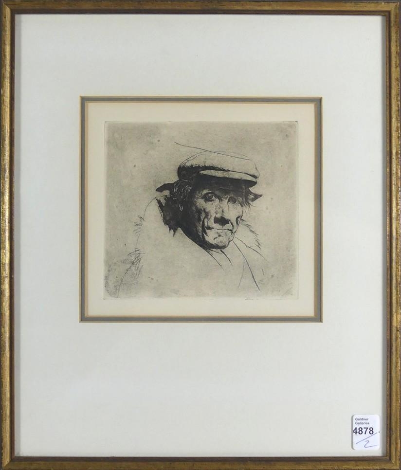 Joseph Stella | Old Man with Cap and Old Woman Reading | MutualArt