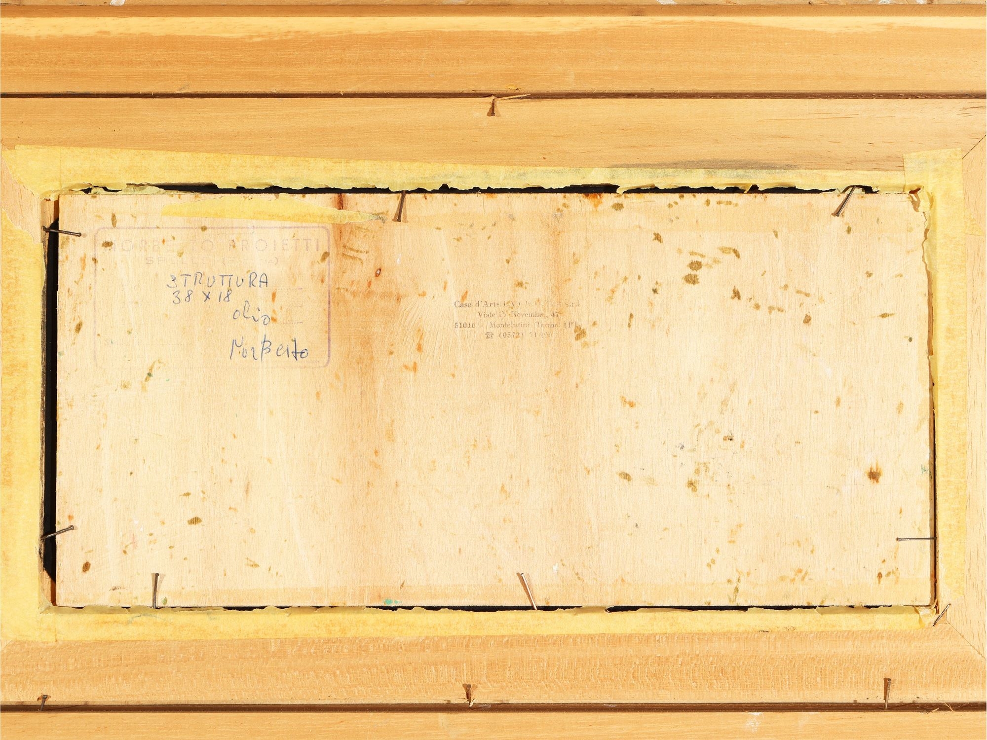 Norberto Proietti | Glimpse of a snowy square with characters | MutualArt