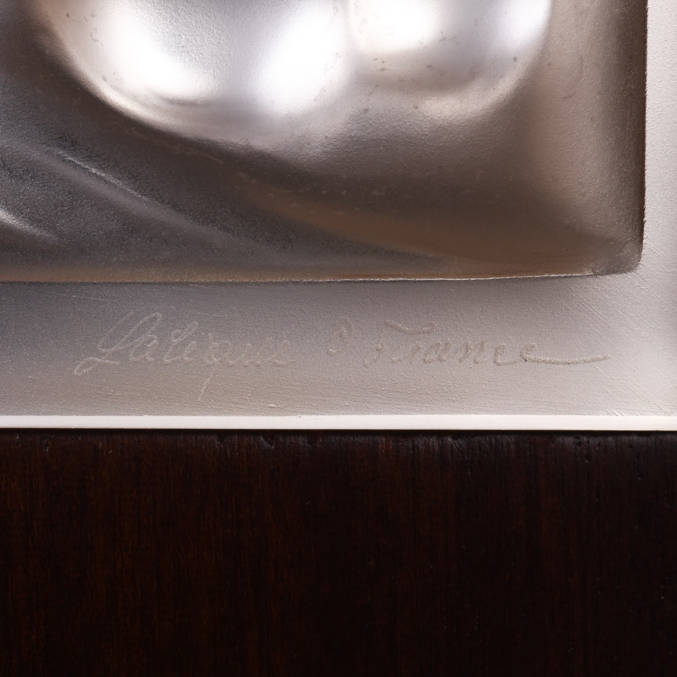 René Lalique | LALIQUE THREE-LEAF WOODEN FOLDING SCREEN WITH COLOURLESS ...