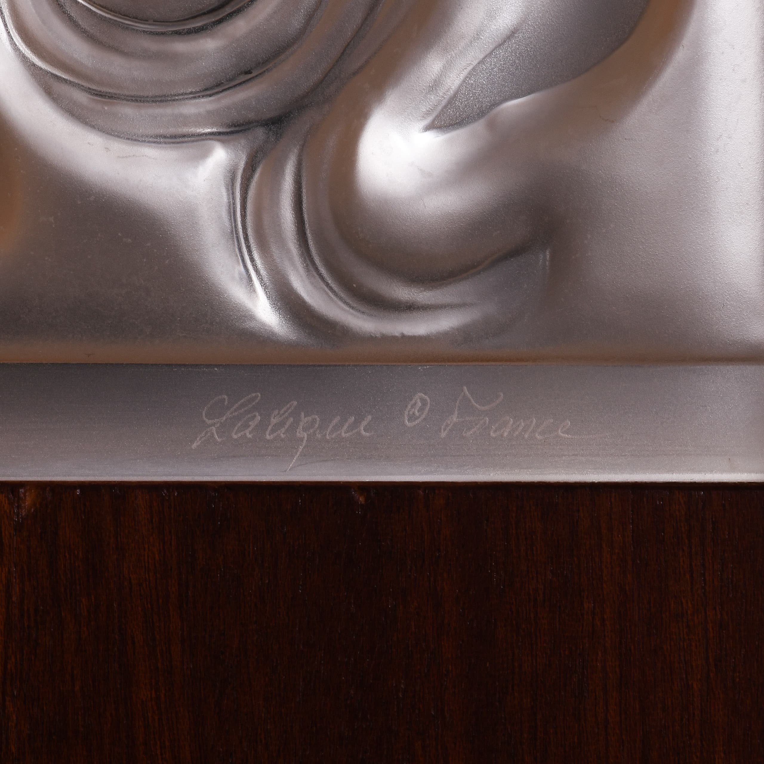 René Lalique | LALIQUE THREE-LEAF WOODEN FOLDING SCREEN WITH COLOURLESS ...