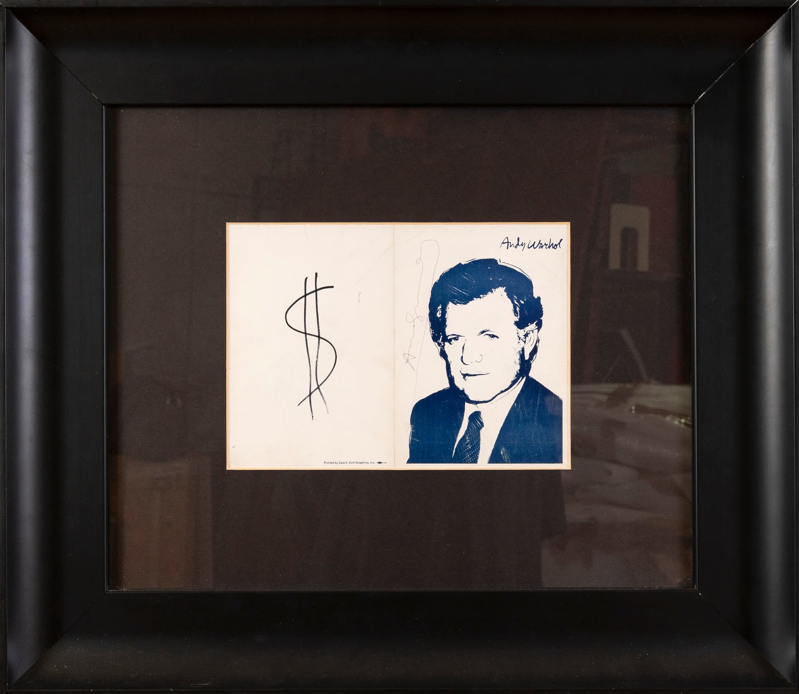 Andy Warhol |, AUTOGRAPH Invitation card to exhibition of silkscerens ...