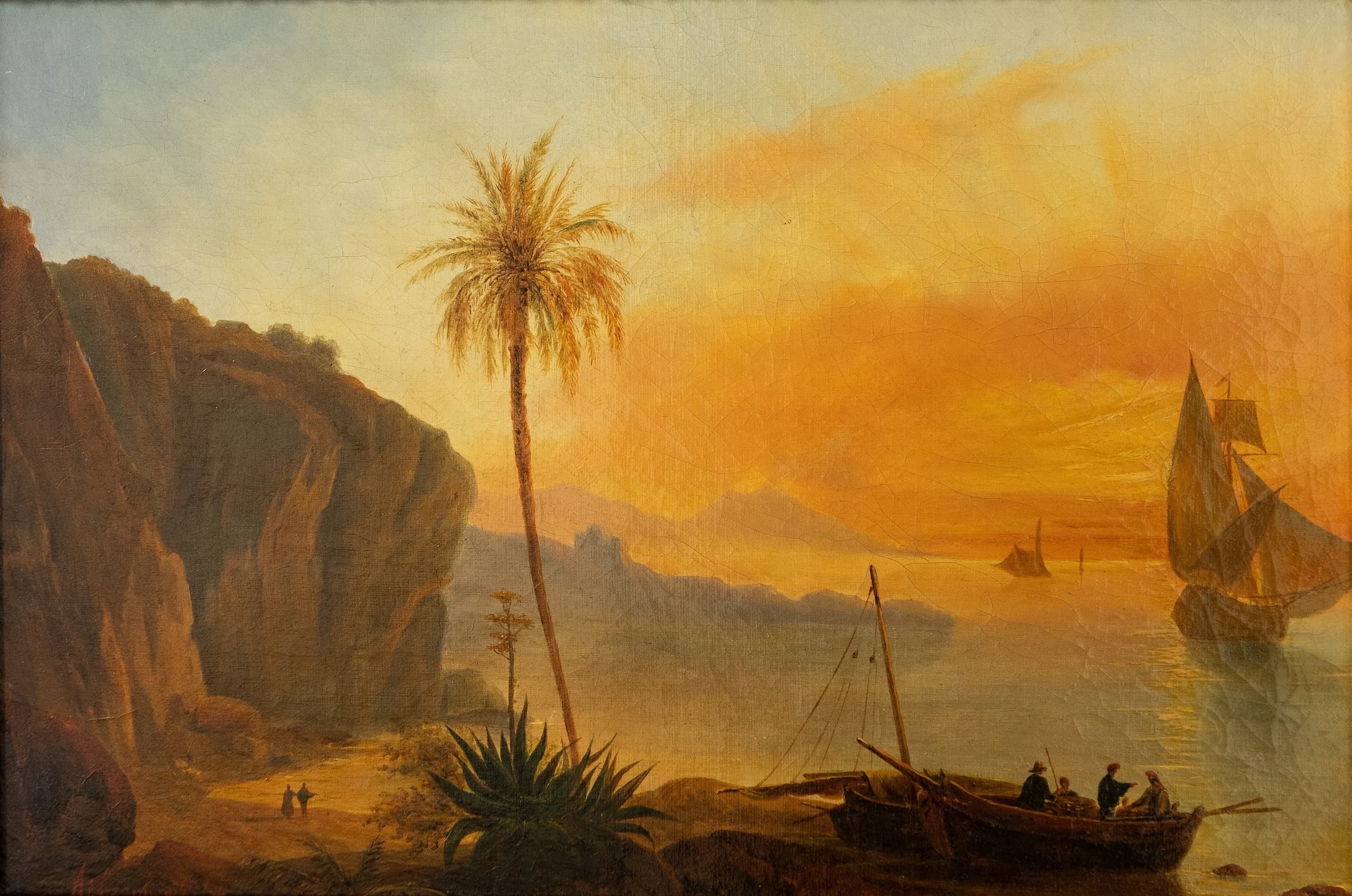 Jules Coignet | View of the Amalfi coast | MutualArt