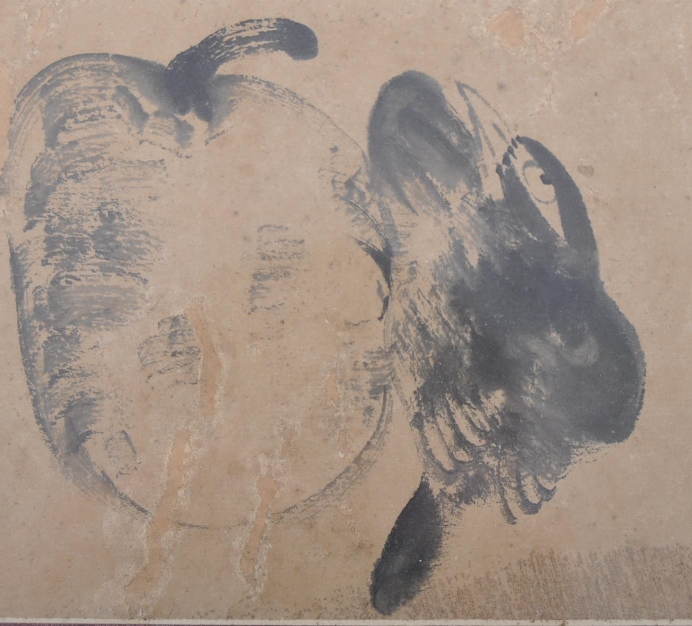 Bada Shanren | A Chinese ink drawing of paper | MutualArt