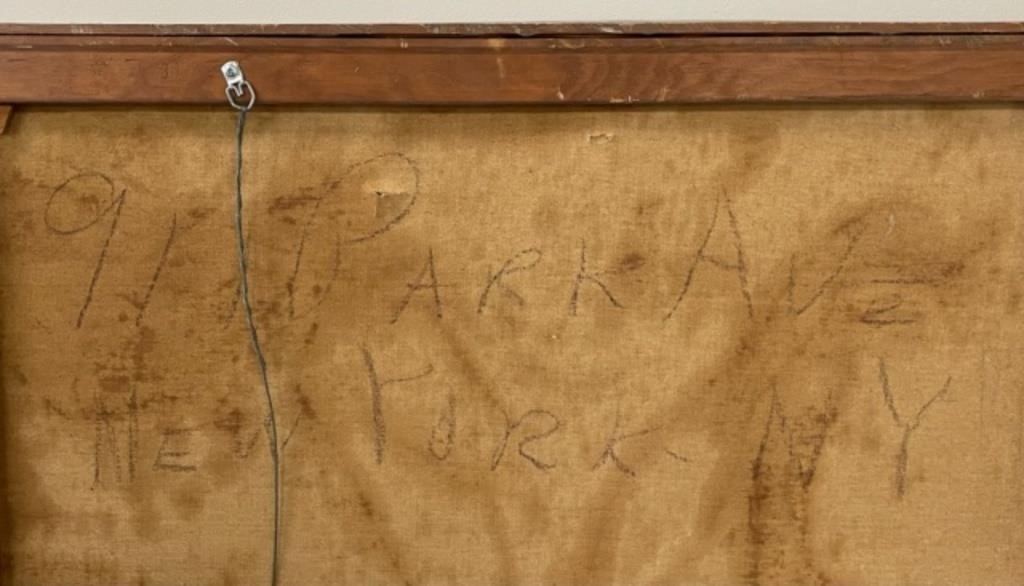 Eleanor Uffer | Mid Century Modern Eleanor Uffer Oil Painting (Circa ...