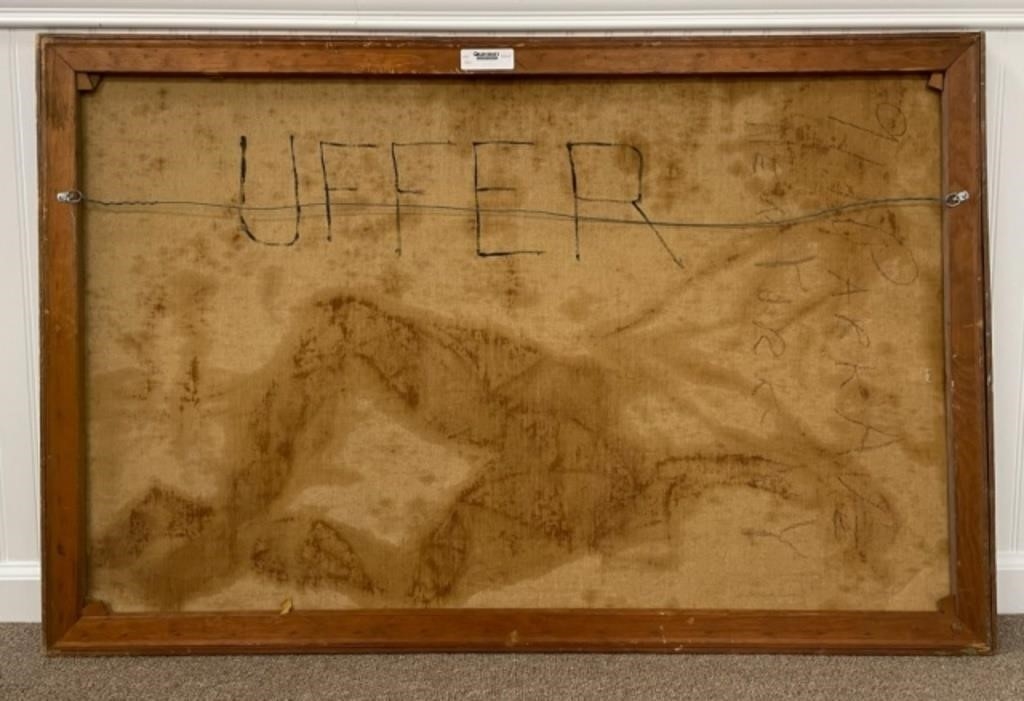 Eleanor Uffer | Mid Century Modern Eleanor Uffer Oil Painting (Circa ...