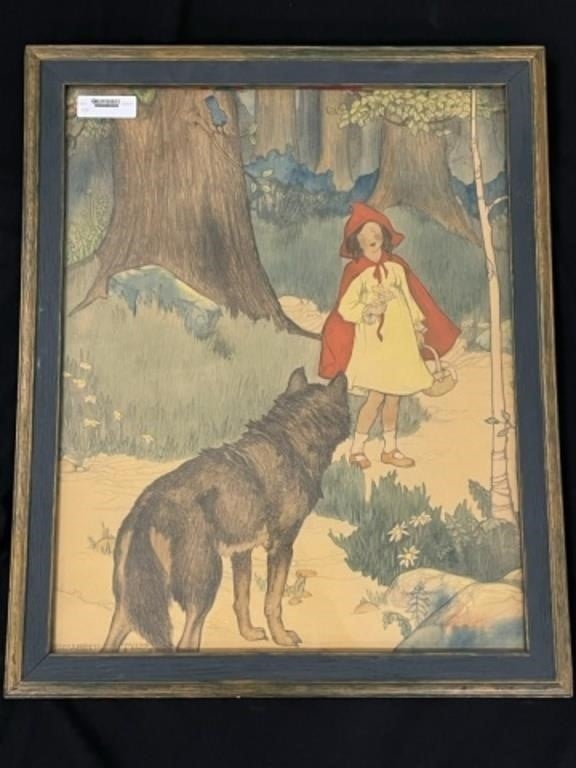 Elizabeth Tyler Wolcott | Little Red Riding Hood | MutualArt
