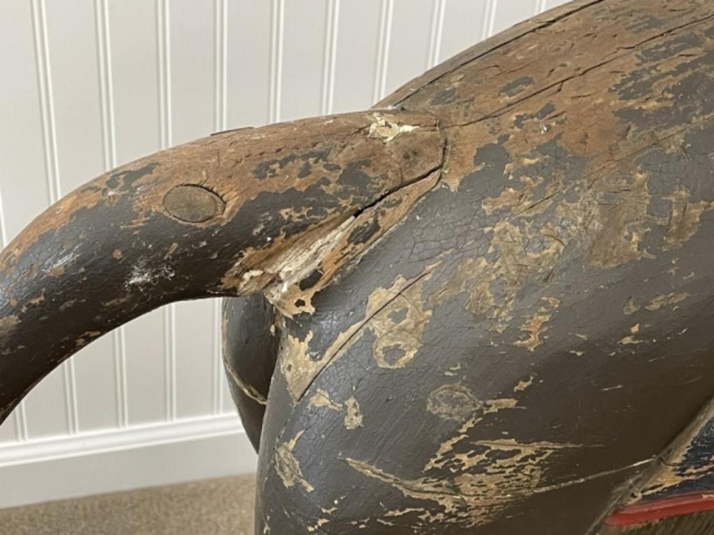 Charles Looff | Rare Wooden Carved Carousel Elephant (Circa 1900 ...