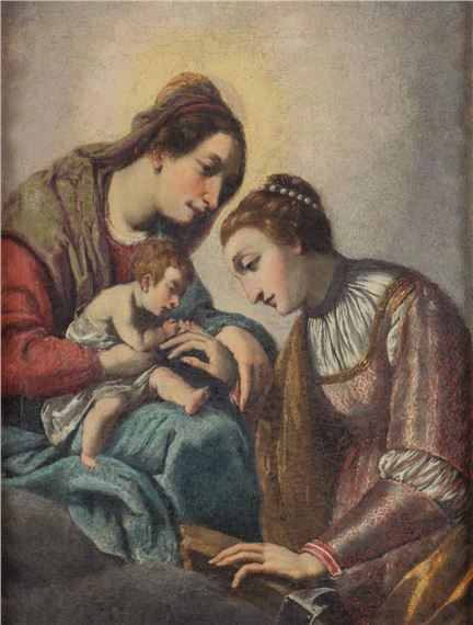 Jacopo Vignali | Sposalizio mistico di Santa Caterina | MutualArt