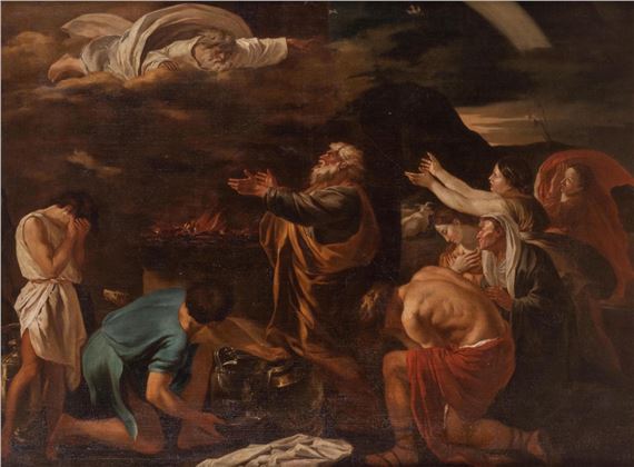 Nicolas Poussin | Sacrificio di Noè dopo il diluvio | MutualArt