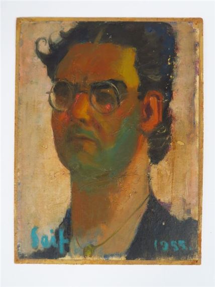 Seif Wanly | Autoportrait (1955) | MutualArt
