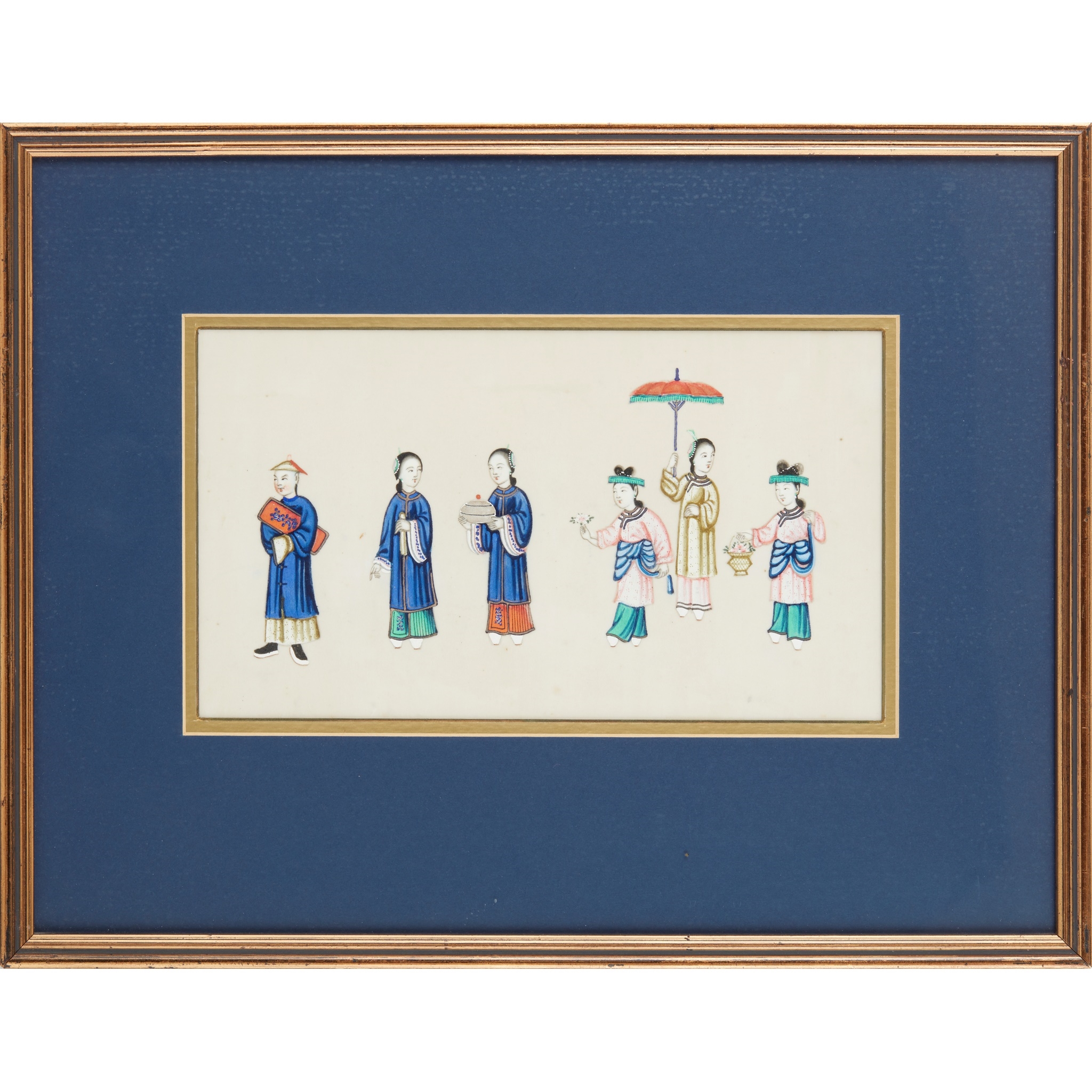 Chinese School, 19th Century | GROUP OF TWELVE PITH PAINTINGS | MutualArt