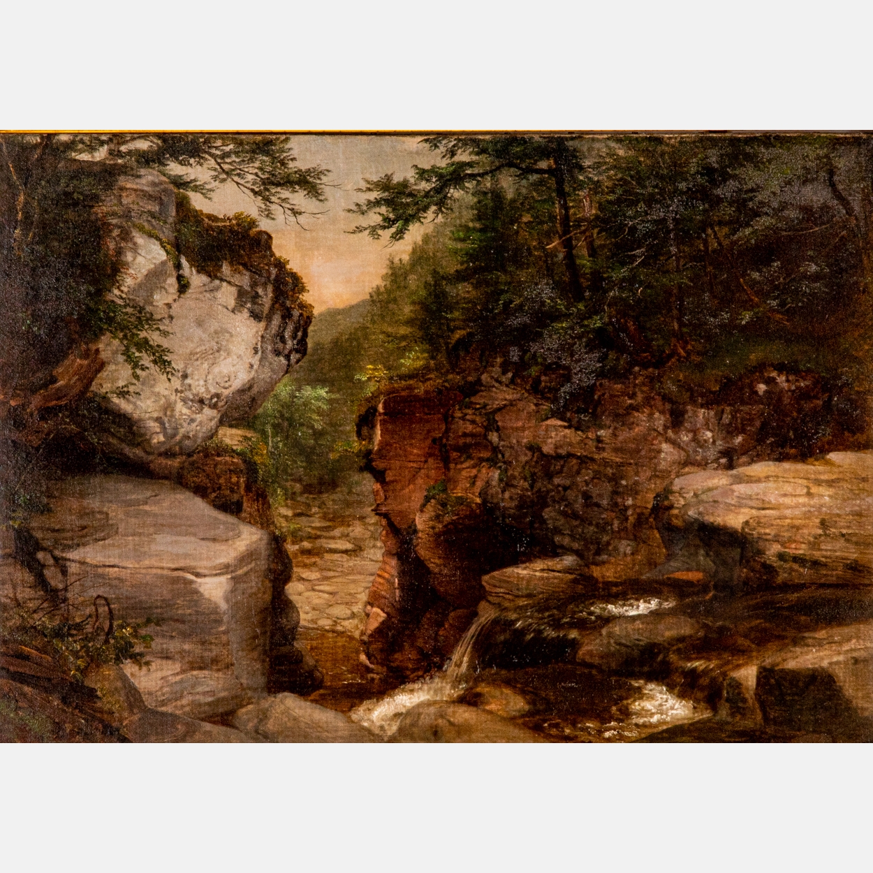 Asher Brown Durand | Fawn's Leap Catskills | MutualArt