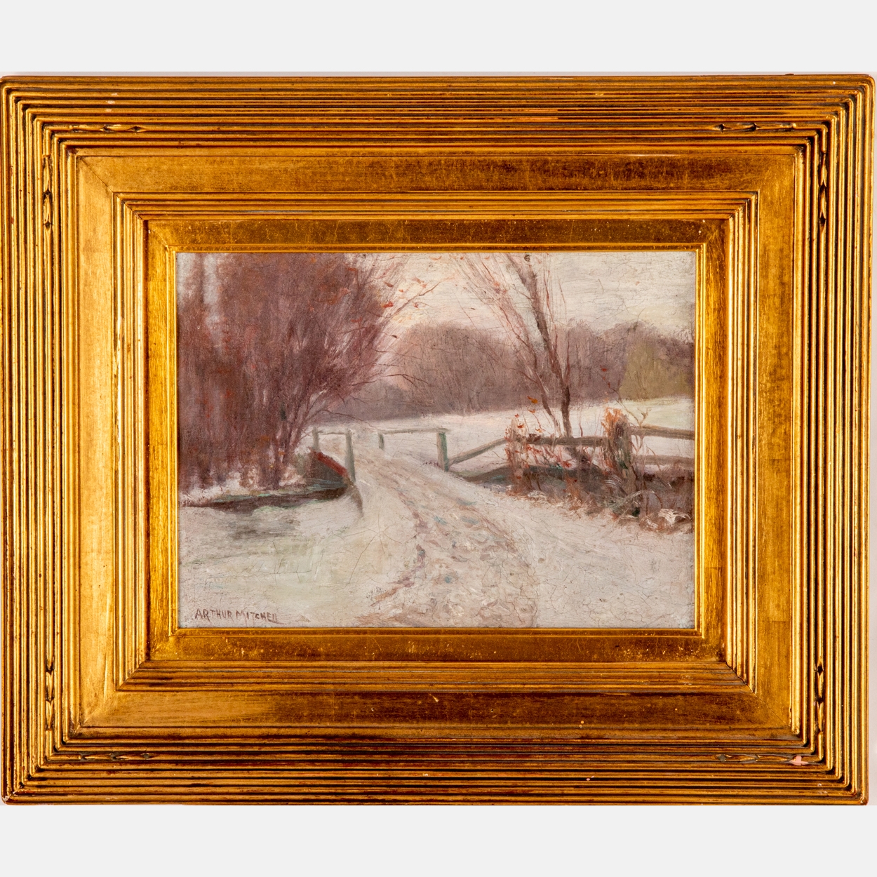 Arthur Mitchell | Winter Landscape | MutualArt