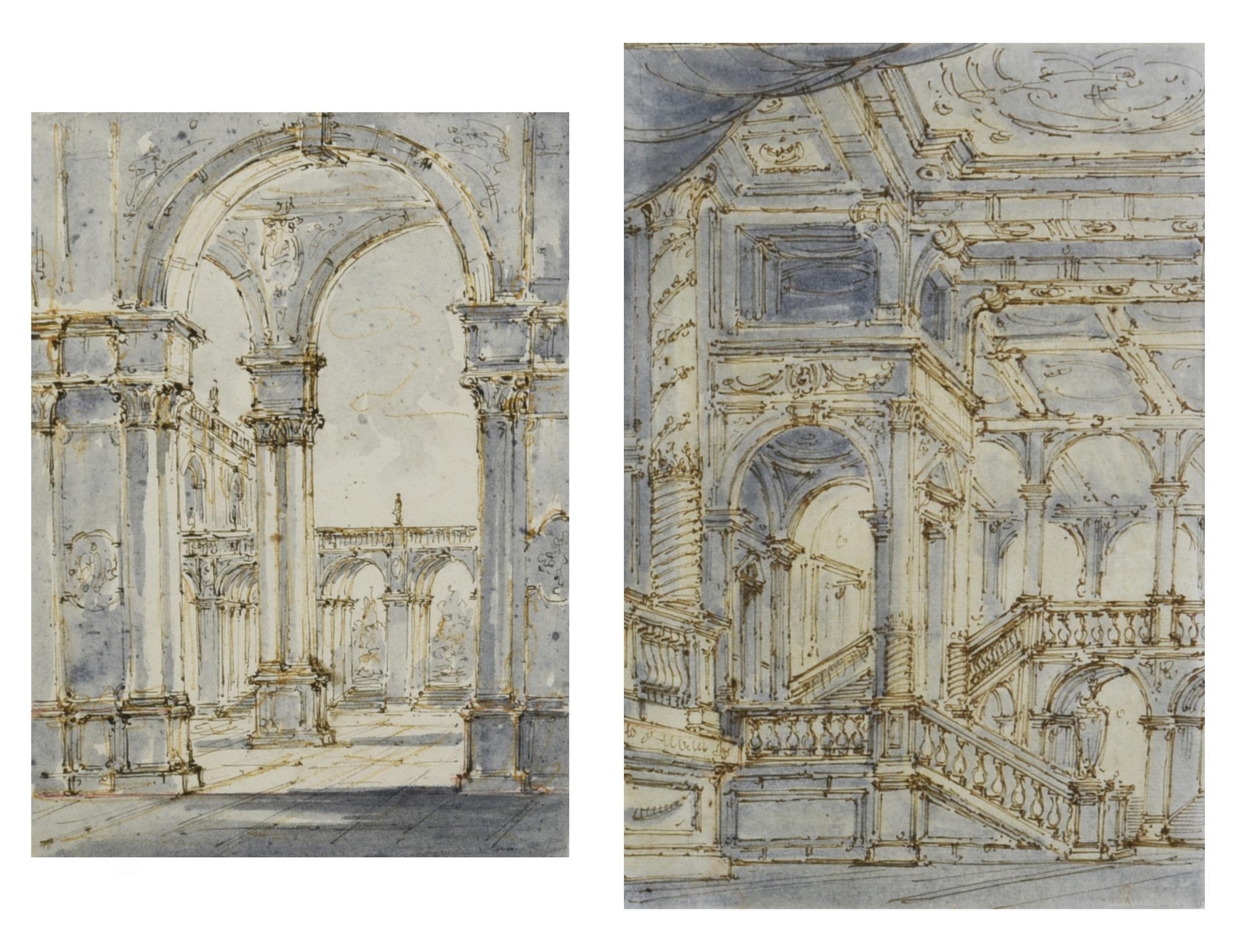 Giuseppe Latini | DUE CAPRICCI ARCHITETTONICI | MutualArt