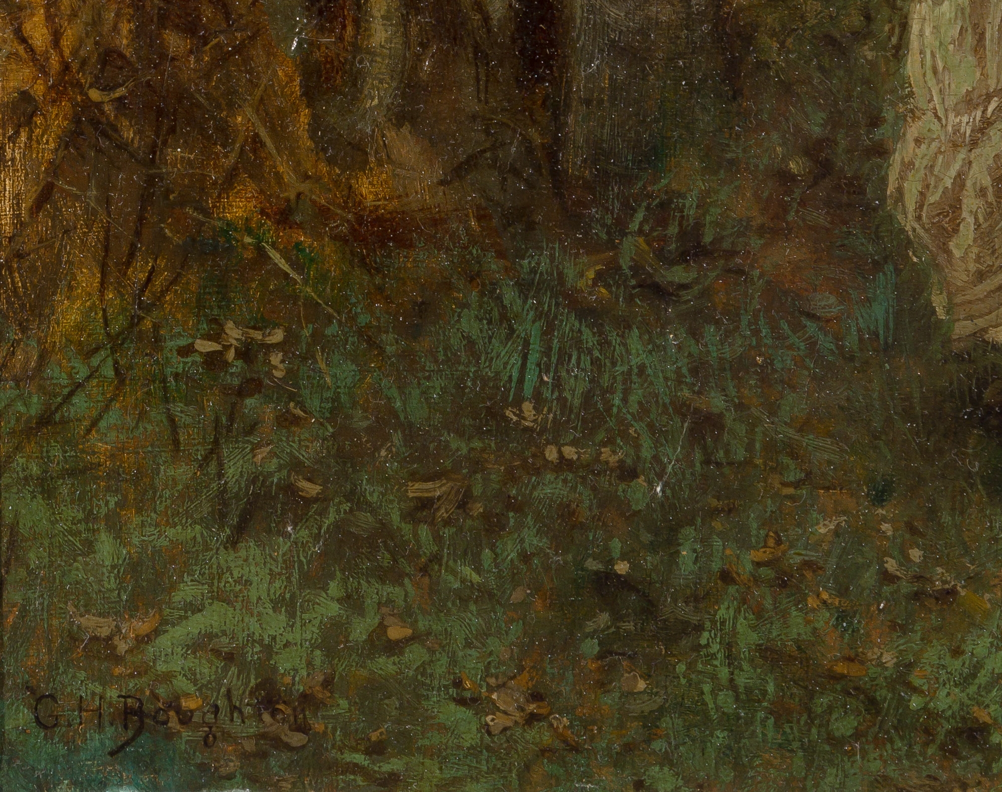 George Henry Boughton | A Stroll through the Woods | MutualArt