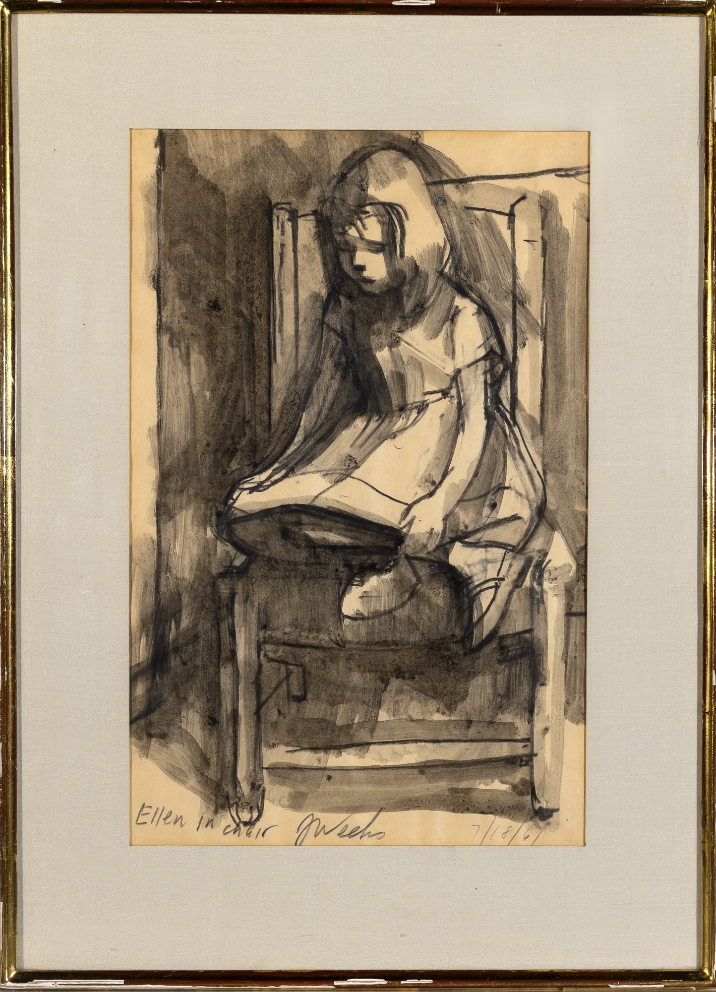 James Weeks | Ellen in Chair | MutualArt