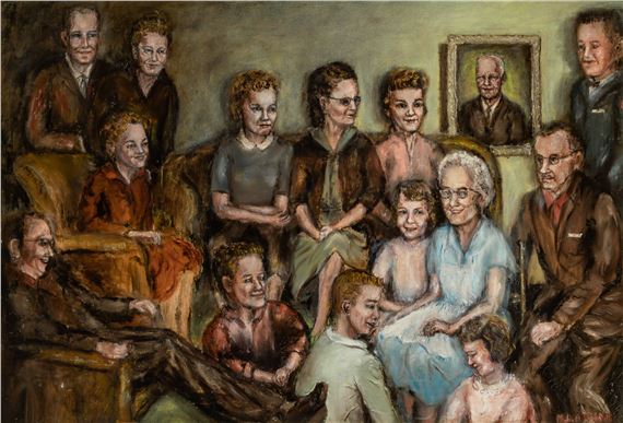 American School, 20th Century | Portrait of a Family (1959) | MutualArt