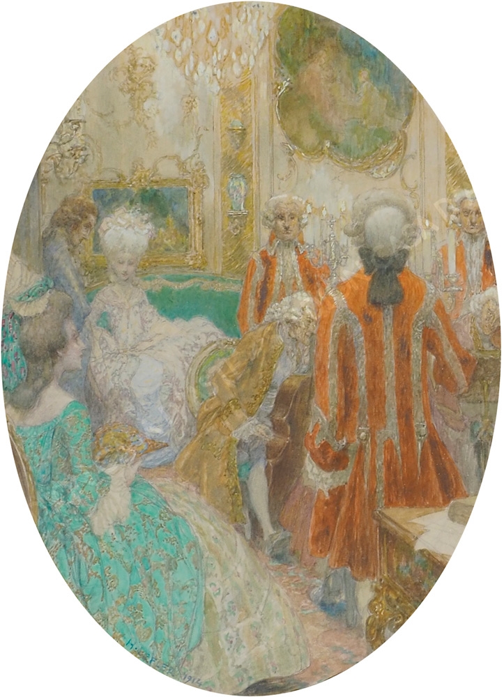 Heinrich Lefler | Boy and girl | MutualArt