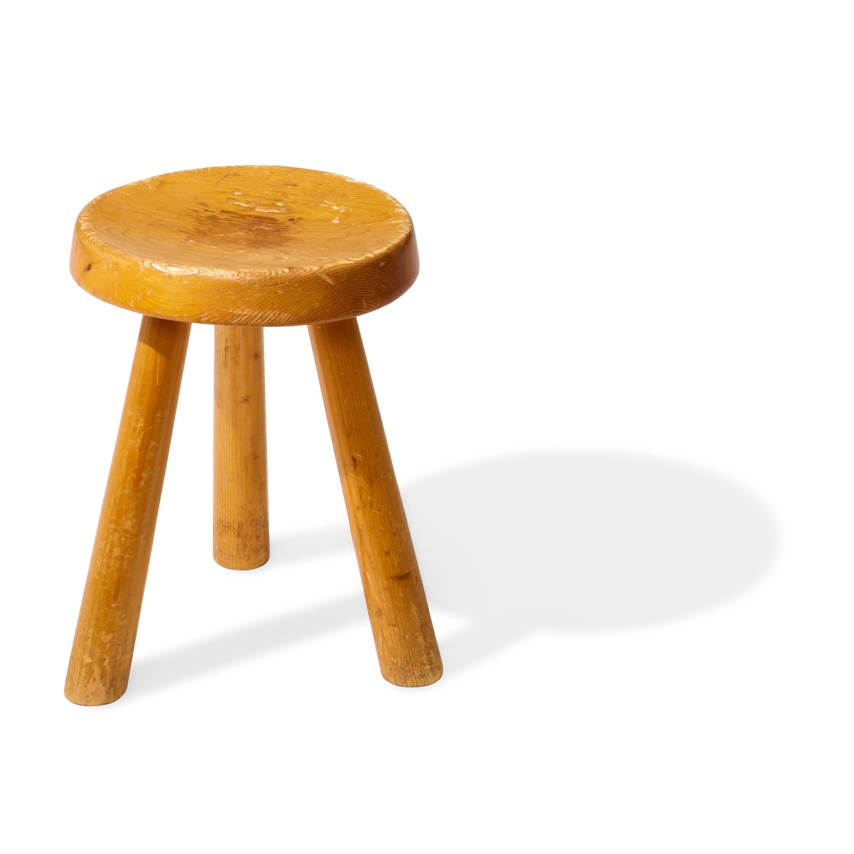 Charlotte Perriand | Les Arcs Stool (Circa 1965) | MutualArt
