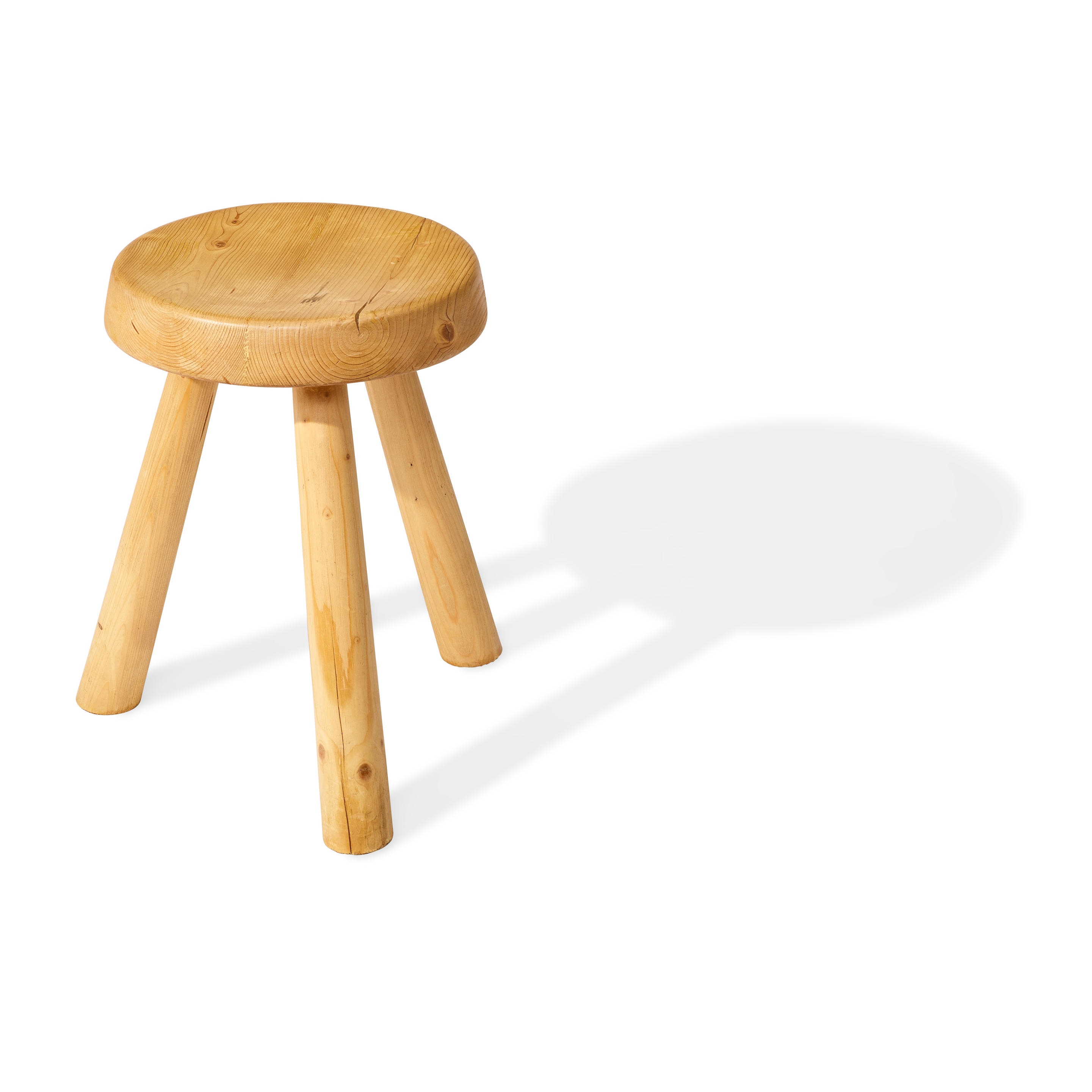 Charlotte Perriand | Les Arcs Stool (Circa 1965) | MutualArt