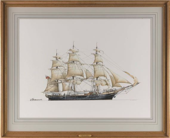 ROSS H. SHARDLOW | The full-rigged ship Joseph Conrad | MutualArt