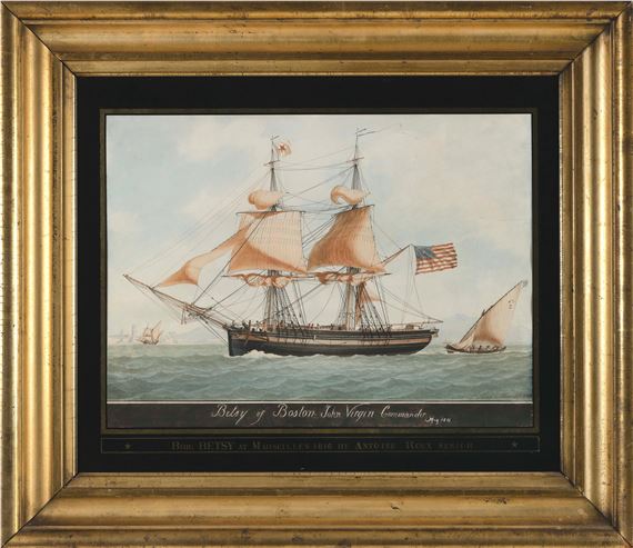 Antoine Roux | Betsy of Boston John Virgin Commander 1816 (1820 ...