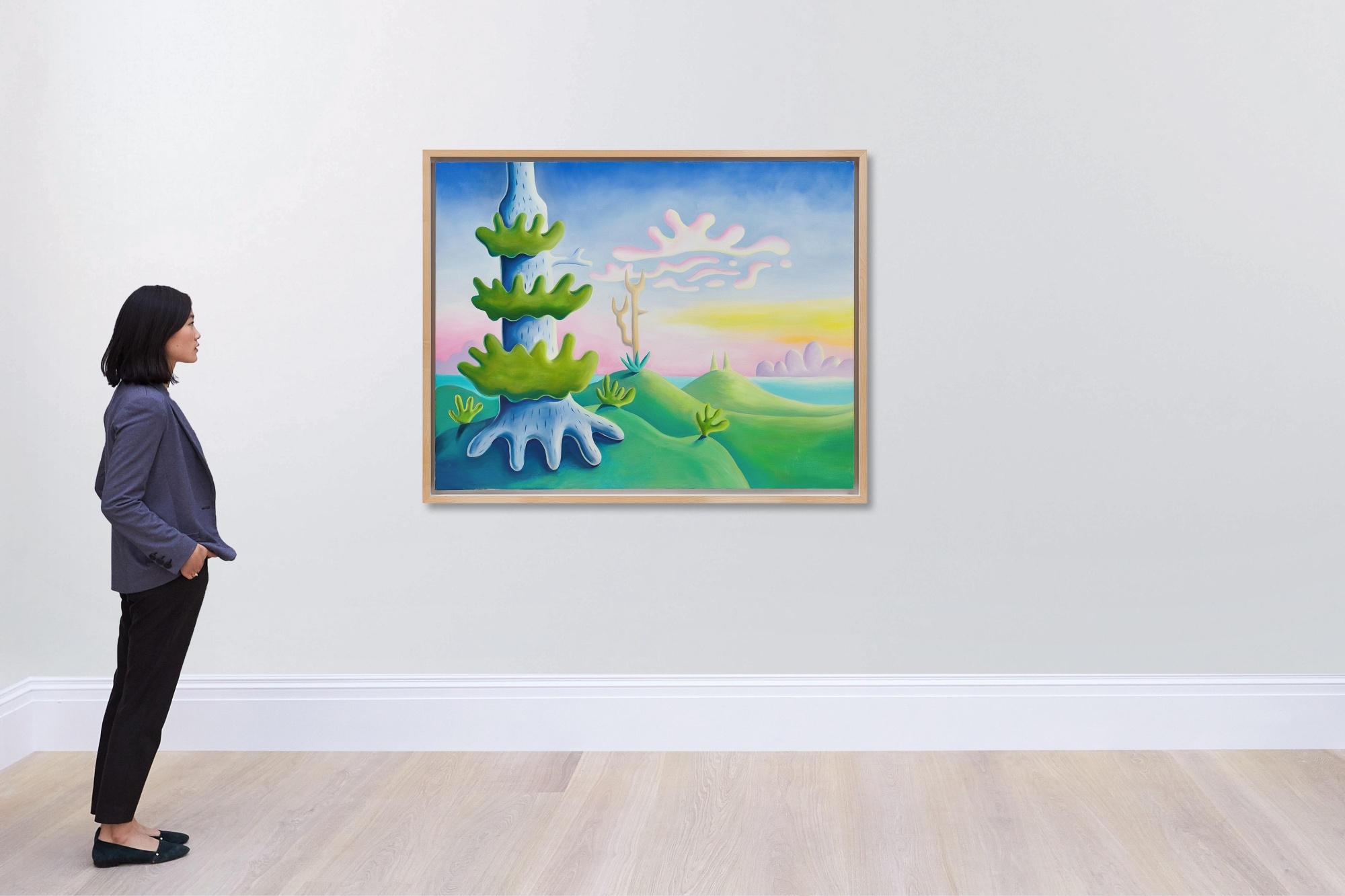 Daisy Dodd-Noble | Blue Speckled Tree and Spiked Tree (2020) | MutualArt