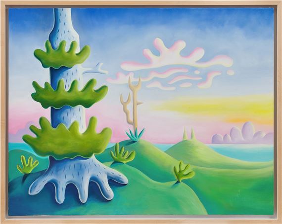 Daisy Dodd-Noble | Blue Speckled Tree and Spiked Tree (2020) | MutualArt