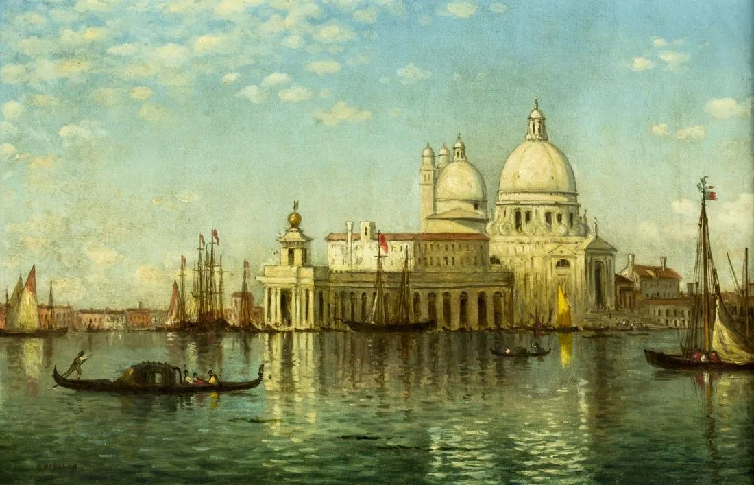 Christopher Pearse Cranch | Grand Canal, Santa Maria della Salute ...
