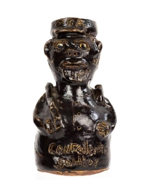 Marie Rogers | Confederate Soldier Folk Pottery | MutualArt