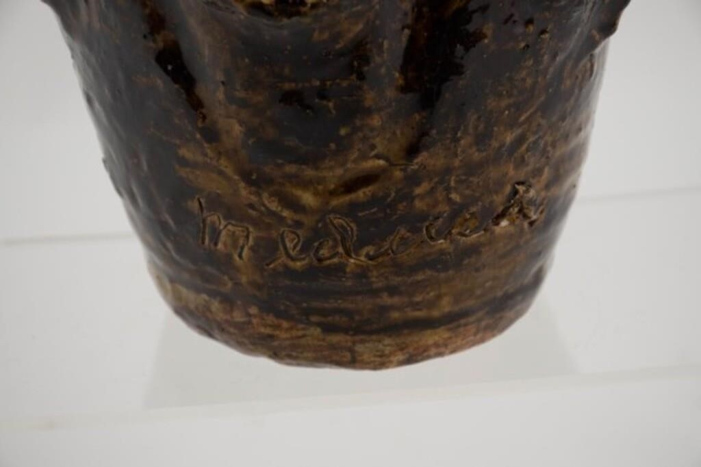 Marie Rogers | Folk Pottery Medusa Face Jug | MutualArt