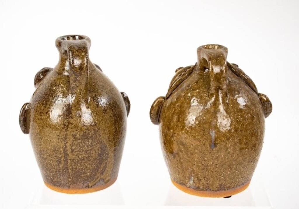 Otis Norris | Folk Pottery Face Jugs | MutualArt