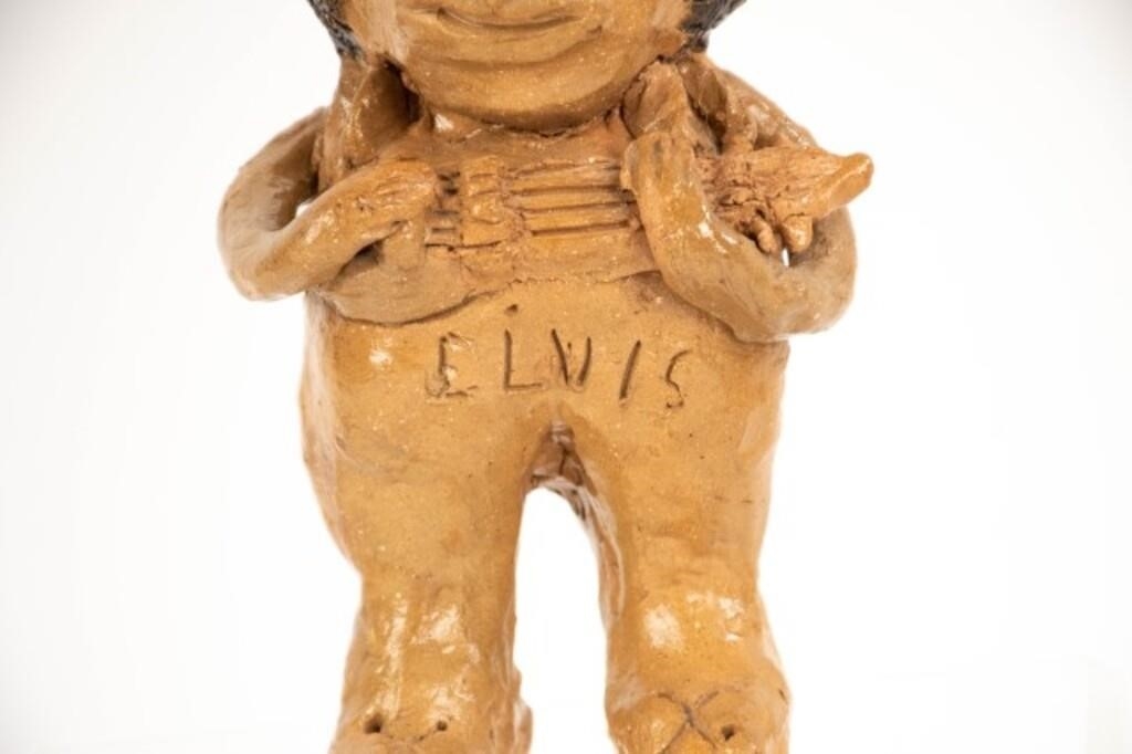 Marie Rogers | Elvis Folk Pottery Figure | MutualArt