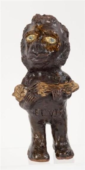 Marie Rogers | Elvis Folk Pottery Figure | MutualArt