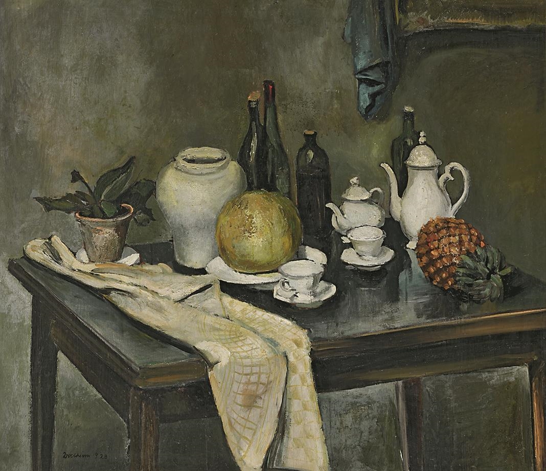 Gert Heinrich Wollheim | Stillleben mit Ananas (1928) | MutualArt