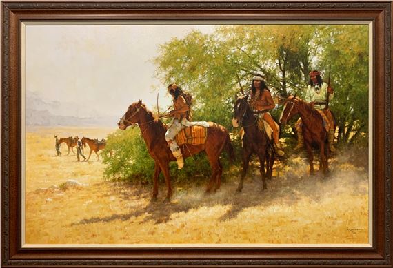 Howard Terpning | The Stragglers | MutualArt