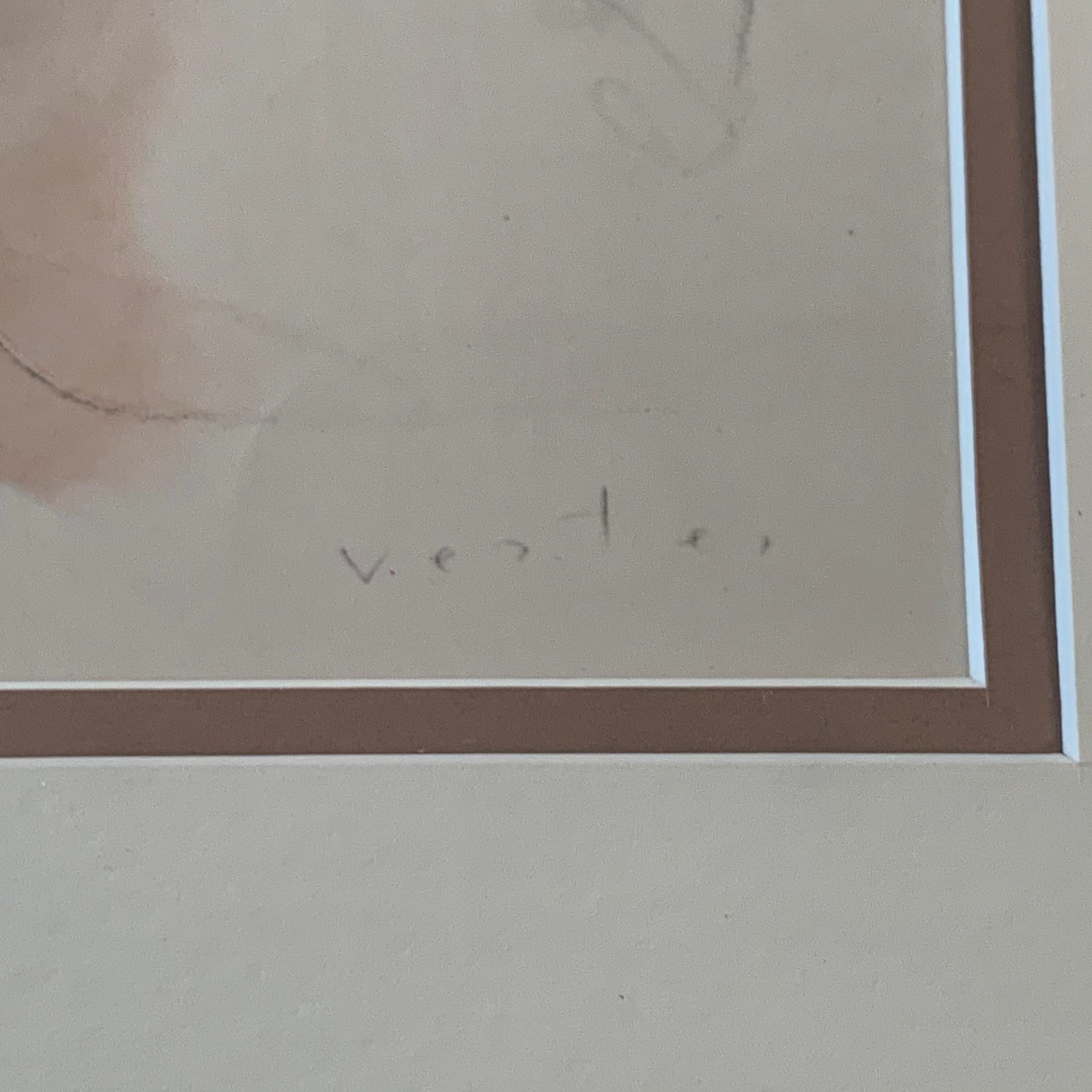 Marcel Vertès | Untitled: woman checks her teeth for makeup while the ...