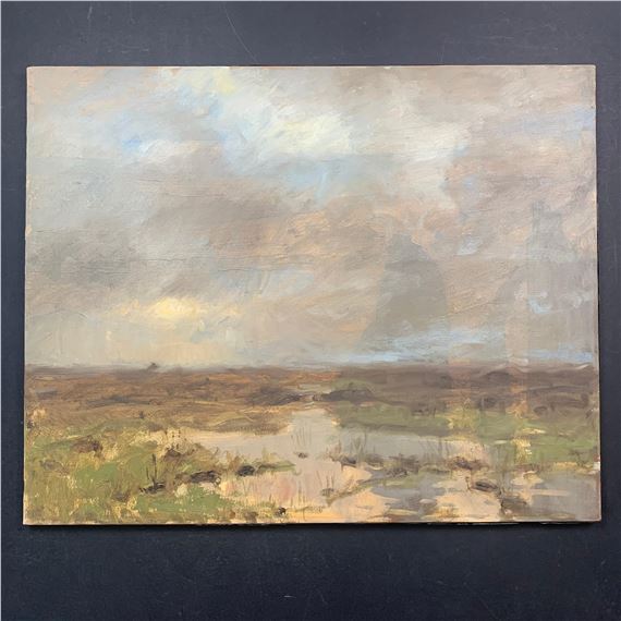 Richard Stipl | A small lake reflects the sky above | MutualArt