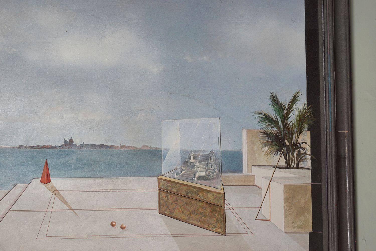 Andrea Vizzini | Patio overlooking the sea | MutualArt