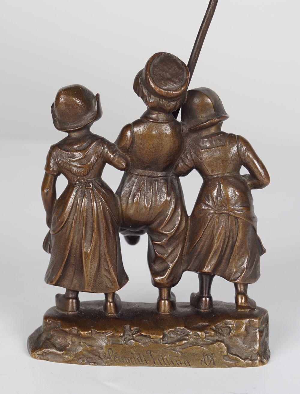 Julius Paul Schmidt-Felling | Group of 3 dancing children | MutualArt