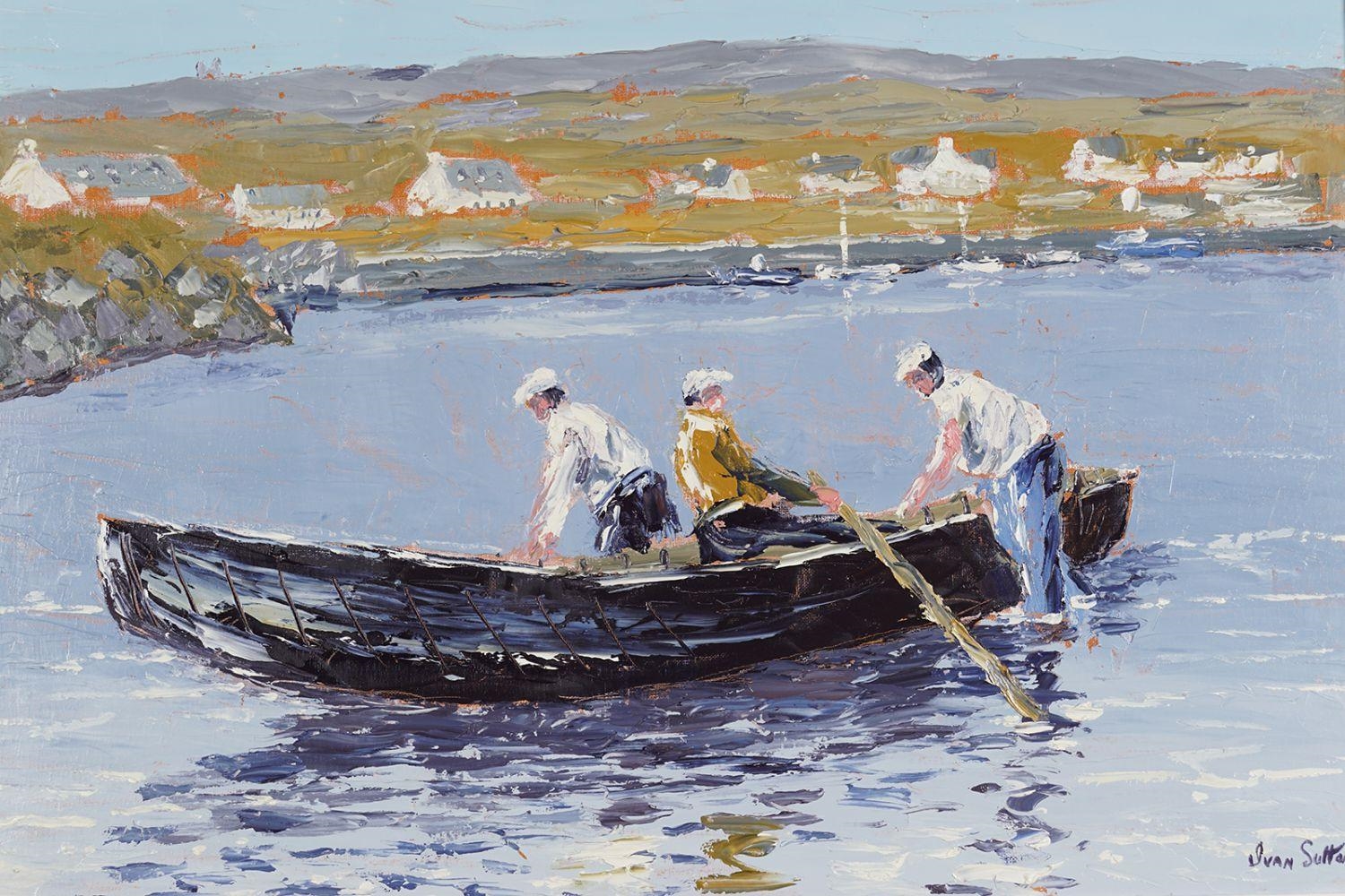 Ivan Sutton | Launching the Curragh Aran Mor | MutualArt