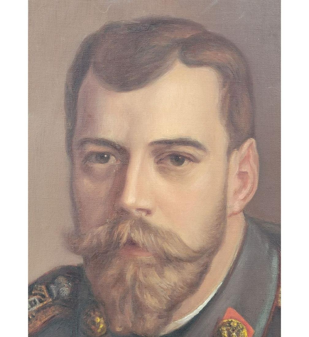 Russian School | Portrait Painting Nicholas II or Nikolai II ...